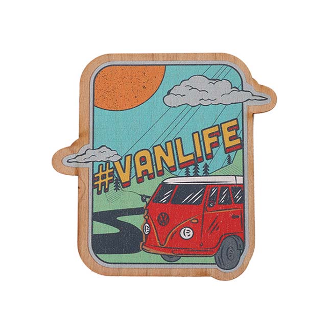 Vanlife Wood Sticker - VW Retail