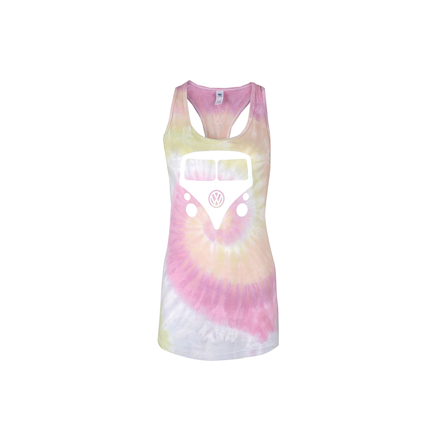 Bus Tie-Dye Racerback Tank - VW Retail